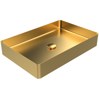 Gold Designer Round Hand Basin | Britex Australia