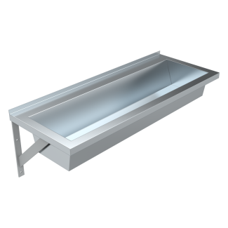 PWD Wall Mounted Stainless Steel Trough | Britex