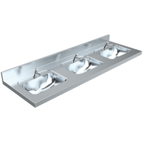 PWD Wall Mounted Stainless Steel Trough | Britex