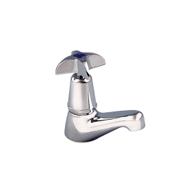 Wall Mounted Timed Flow Push Button Tap - Warm | Britex Australia