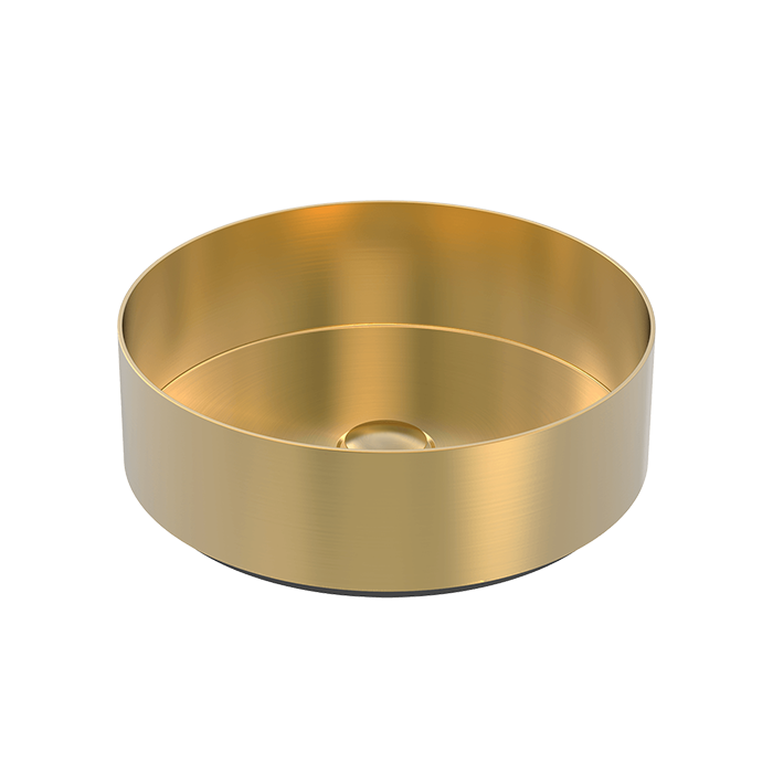 Gold Designer Round Hand Basin | Britex Australia