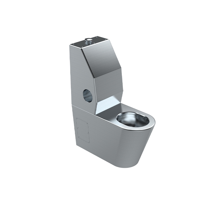 Security Accessible Toilet Suite with Integrated Backrest and Seat ...