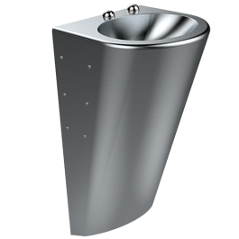Oval Security Stainless Steel Hand Basin | Britex